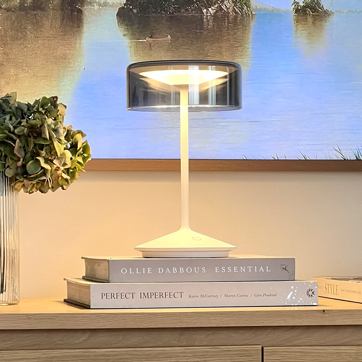 Buy Crystal LED Cordless Table Lamp, Rechargeable Table Lights – UBIQUA ...